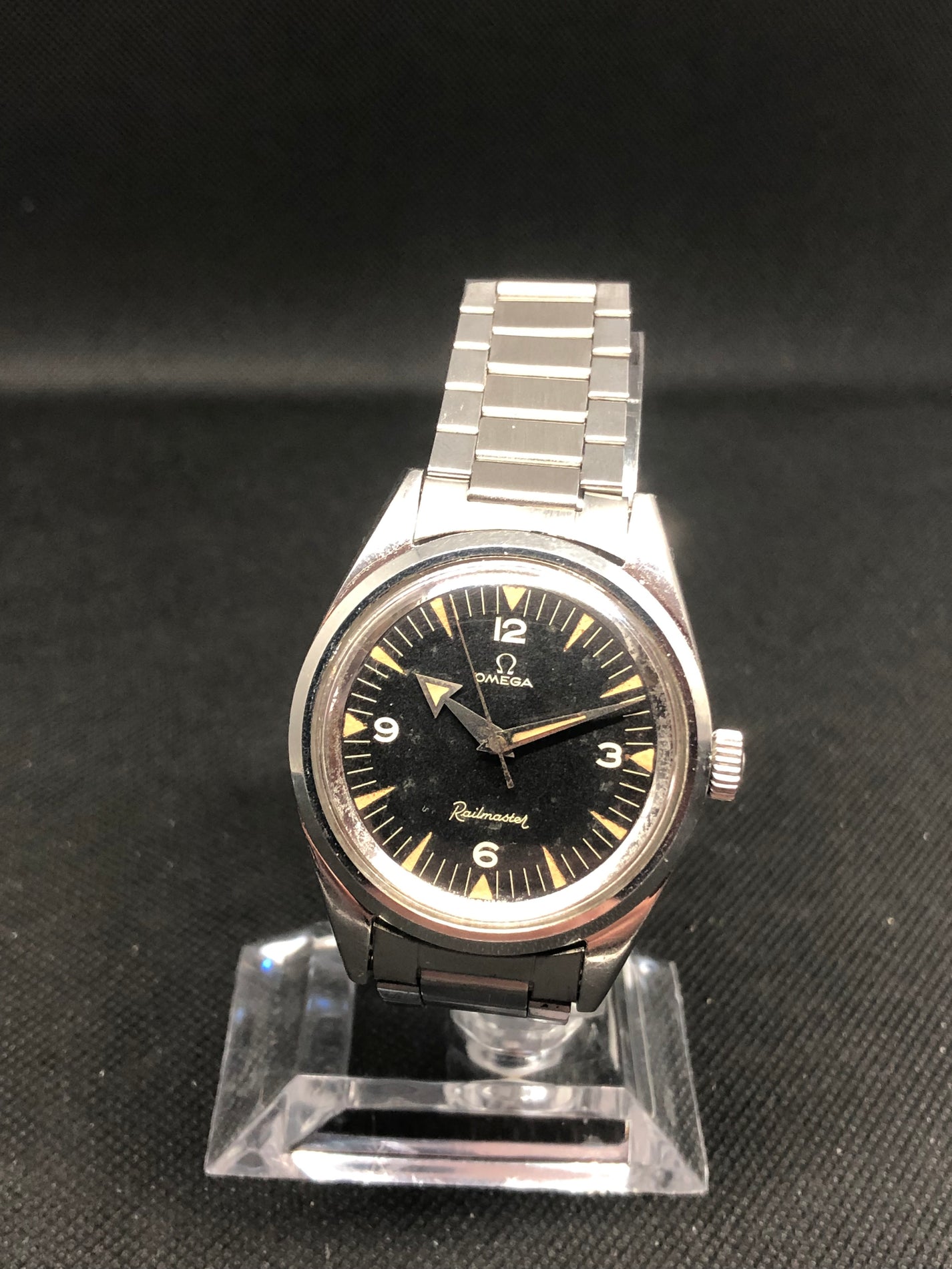 Omega 2914-3 SC Vintage 2914 Railmaster, First Series, Gilt Dial, 1958 ...