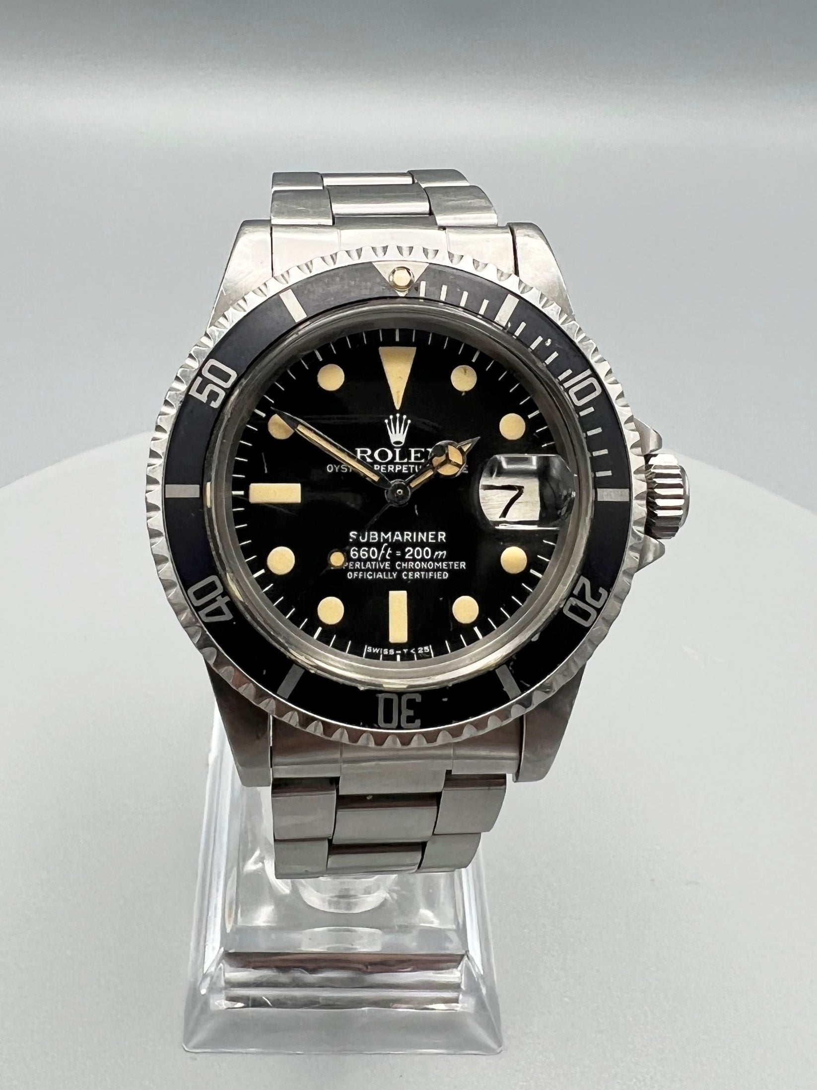 Rolex Ref 1680 Submariner Date, Circa 1979, completely authentic and u ...