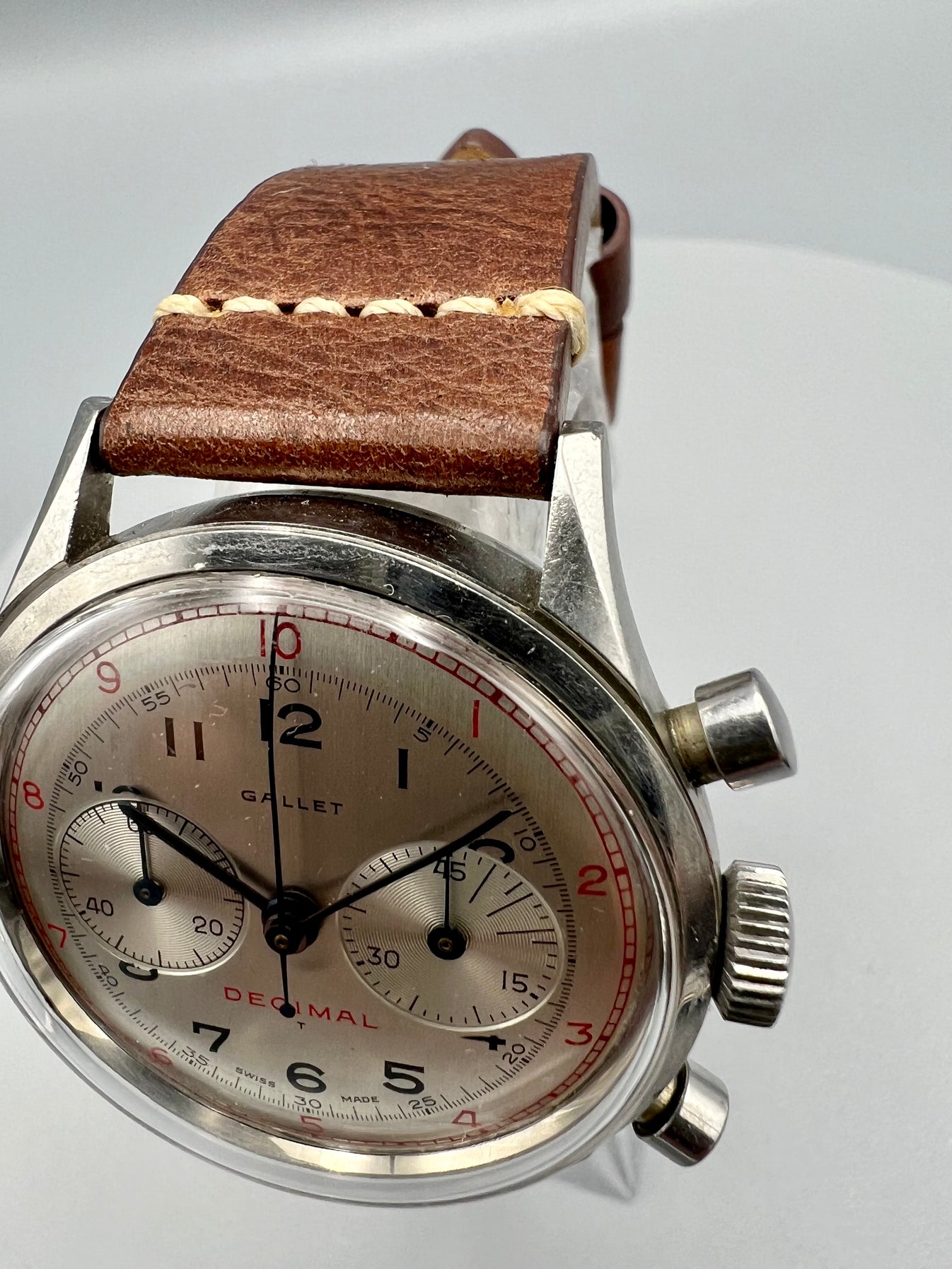 Gallet Multichron Decimal Chronograph, Rare and Excellent Condition, 1 ...